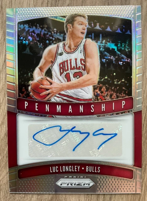 LUC LONGLEY CHICAGO BULLS NBA BASKET PANINI PRIZM 2019 MAPPA AUTO ...