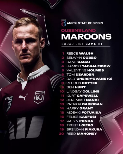 2024 STATE OF Origin Qld Maroons Nrl Rugby Team Poster, Bargain,1 $11. ... 2024 STATE OF Origin Qld Maroons Nrl Rugby Team Poster, Bargain,1 $11. ...