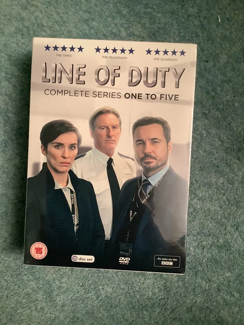LINE OF DUTY Complete Series 1-5 BoxSet DVD NEW AND SEALED EUR 11,70 ...
