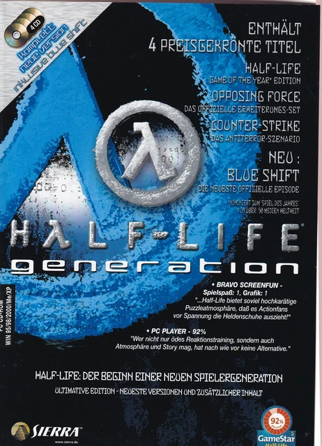 HALF-LIFE - GENERATION v3 [Cd-Rom] Windows £34.99 - PicClick UK