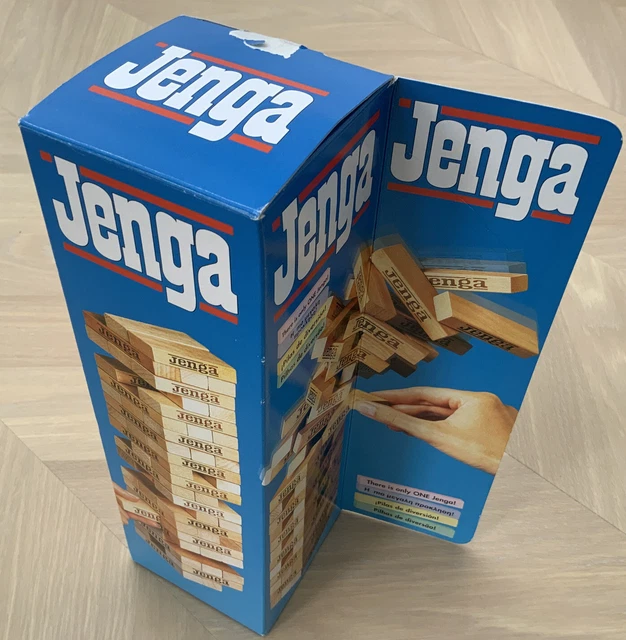 VINTAGE MB JENGA With Original Box & Plastic Sleeve 1996 £7.50 ...