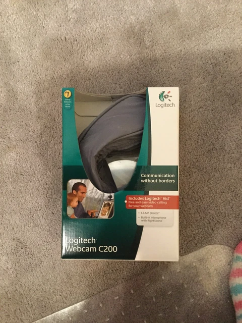 LOGITECH WEBCAM C200 Used. XP (SP2 or higher. ) 1 GHz 256 MB RAM Vista ...