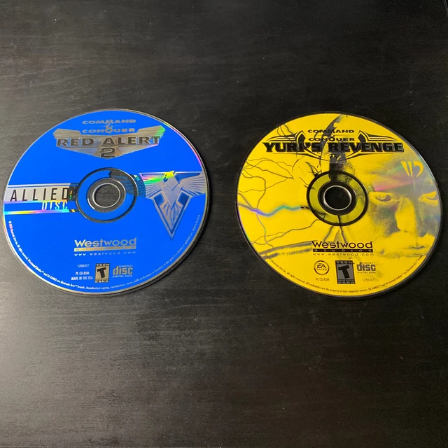 COMMAND & CONQUER: Red Alert 2 (PC, 2000) 2 disc Westwood Studios,Yuri ...