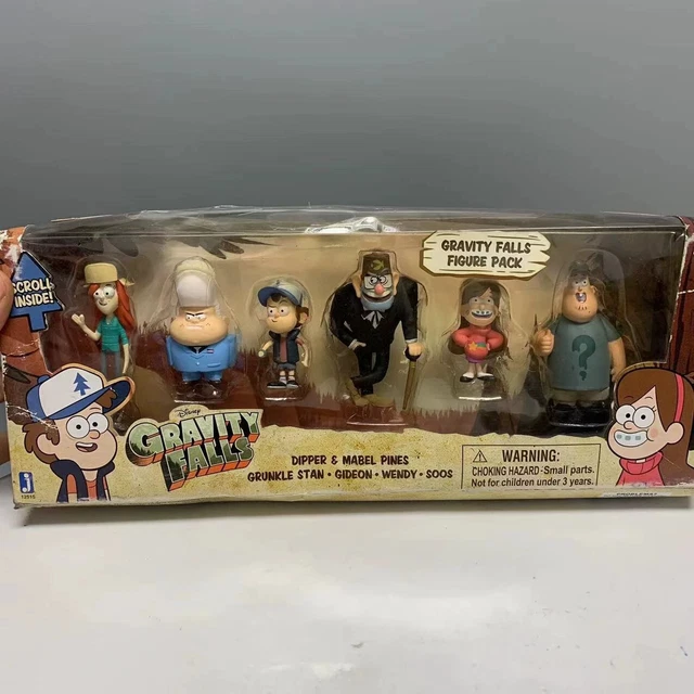 GRAVITY FALLS ACTION Figure Pack Soos Wendy Gideon Grunkle Stan Dipper ...