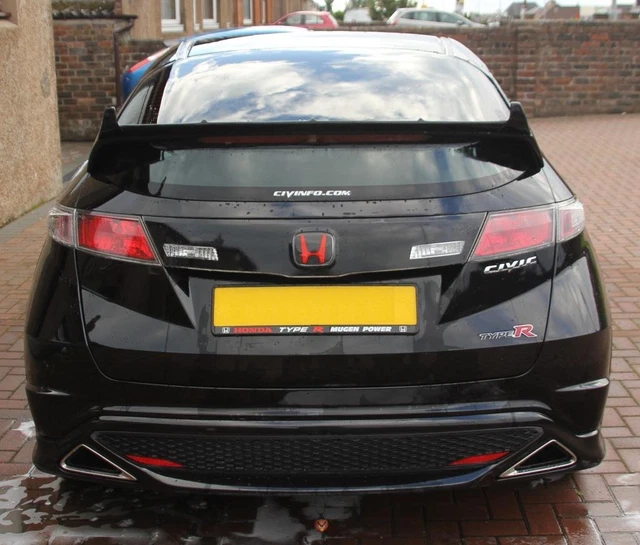 HONDA CIVIC TYPE R FN2 / Type S FK3 Rear Cluster Sumo Vinyl Panel £10. ...