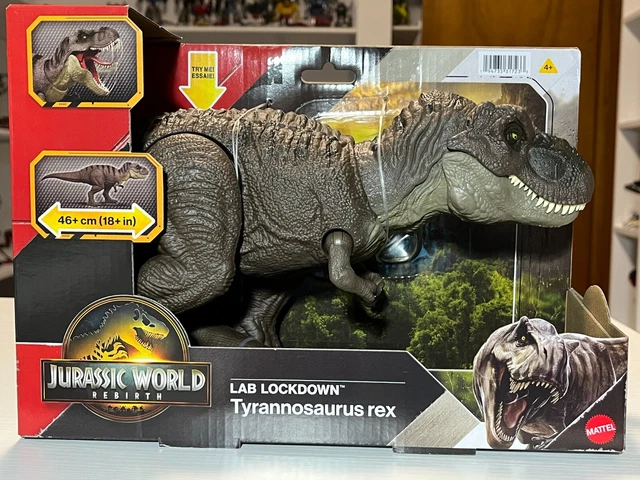 JURASSIC WORLD REBIRTH Lab Lockdown Tyrannosaurus Rex T-rex NIB $129.99 ...
