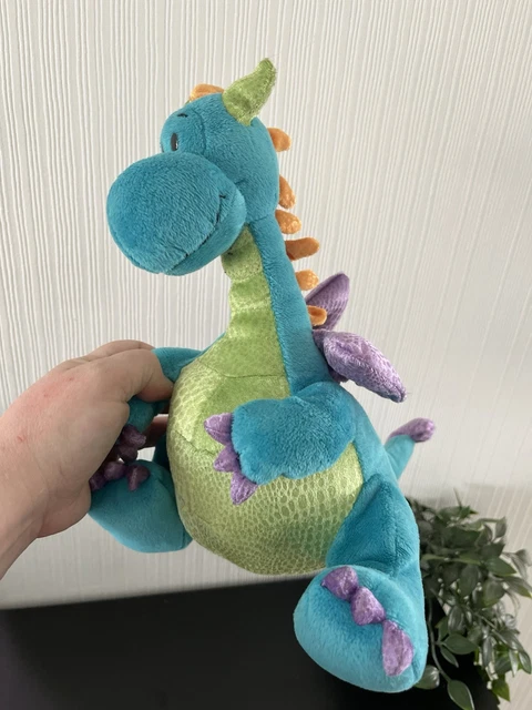 GUND KIDS SCALES n' Tails Jiggy Blue Dragon Soft Plush Toy £10.26 ...