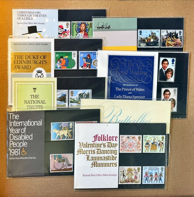ROYAL MAIL STAMP Presentation Packs (1981) - Choose from List £1.42 ...