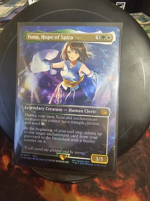 YUNA, HOPE OF Spira (Borderless) (Chocobo Track Foil) Final Fantasy ...