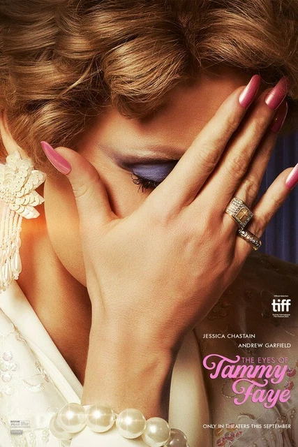 THE EYES OF TAMMY FAYE (Jessica Chastain) film poster - glossy A4 print ...