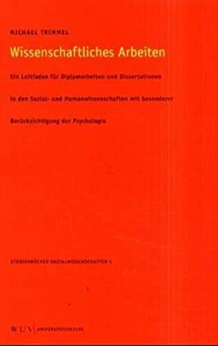 WISSENSCHAFTLICHES ARBEITEN SOZIALWISSENSCHAFTEN Leitfaden Rot WUV EUR ...