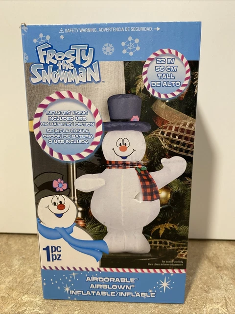 GEMMY FROSTY THE SNOWMAN Airblown Inflatable 22" Christmas Holiday NEW ...