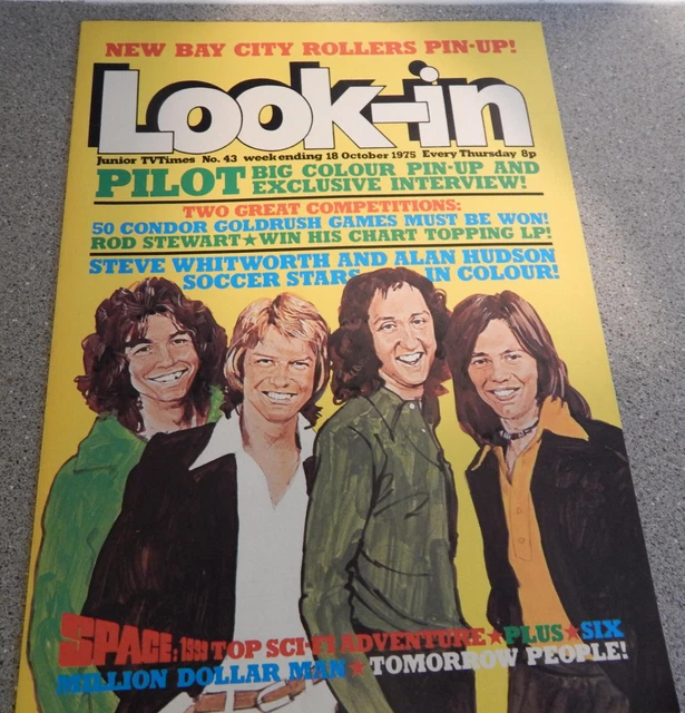 LOOK- IN MAGAZINE No 43 18Th Oct 1975.Pilot (Band) On Cover Vgc.ref Bag ...