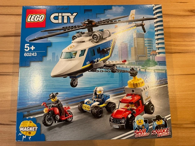 LEGO CITY 60243 Verfolgungsjagd mit dem Polizeihubschrauber NEU OVP EUR ...