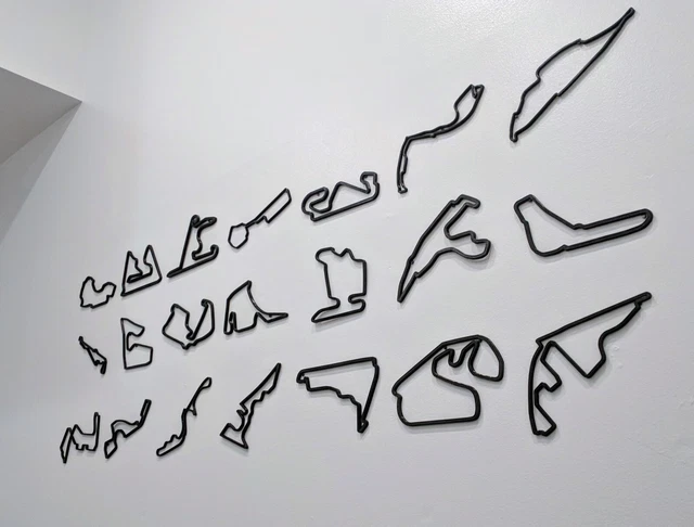 2026 FULL COLLECTION Black Custom F1 Circuit Wall Art Race Track ...