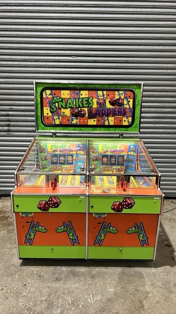 SNAKES 'N' LADDERS *PROJECT MACHINE* 2 Player coin roll-down game ...