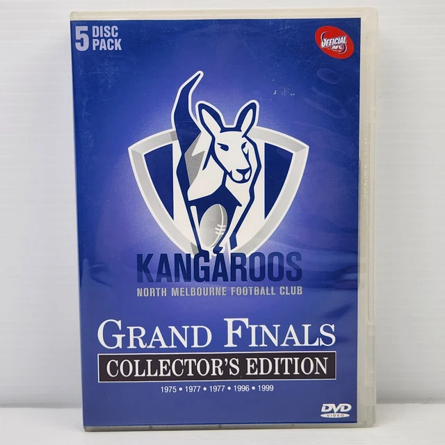 KANGAROOS AFL NORTH Melbourne Grand Finals Collector's Edition 5-DVD ...
