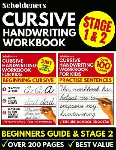 CURSIVE HANDWRITING WORKBOOK Cursive Writing Practice Book For Kids cursive-handwriting-workbook-cursive-writing-practice-book-for-kids