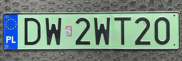 LICENSE PLATE POLAND 🇵🇱 Electrical $30.46 - PicClick CA