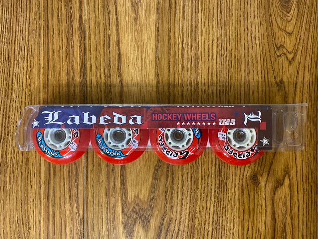 LABEDA GRIPPER REF Roller Hockey Inline Wheels 80mm X-SOFT 4 Pack NEW ...