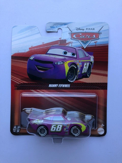 DISNEY PIXAR CARS - Piston Cup Racers *Manny Flywheel* #68 N2O Cola New ...