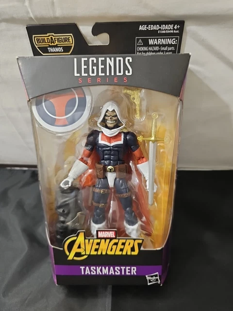 HASBRO MARVEL LEGENDS Avengers Taskmaster 6” Figure Thanos Build-A ...