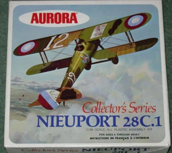 AURORA COLLECTOR'S SERIES Nieuport 28C.1 Model Kit 1:48 Scale £22.99 ...