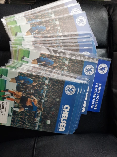26 CHELSEA FC Home programmes Season 1974/75 £24.99 - PicClick UK
