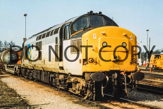UK DIESEL TRAIN Railway Photograph Of Class 37 Loco 37227. Rm37-795 £1. ...
