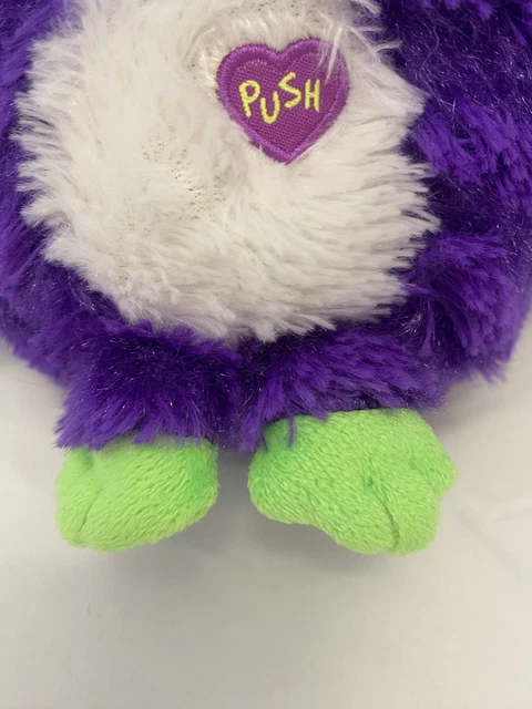 TY MONSTAZ PURPLE Gibberish Talking Beanie Plush Stuffed Animal 7 ...