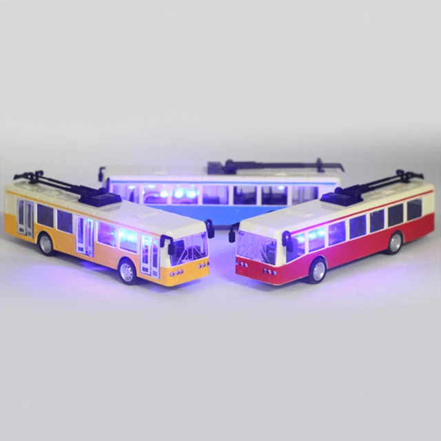 MINIATURE TRAM MODEL Transport Car Model 1:90 Scale Realistic Metal ...