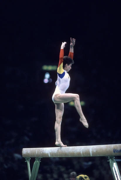 GYMNASTICS DANIELA SILIVAS Of Romania 19 Olympics 1988 Photo $8.50 ...