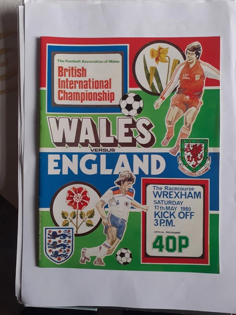 7 ENGLAND V Wales Football Programmes. 1971-80 £4.35 - PicClick UK