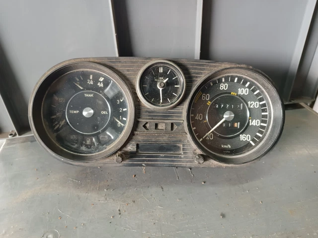 MERCEDES-BENZ W114 W115 /8 speedometer instrument cluster VDO Kienzle ...
