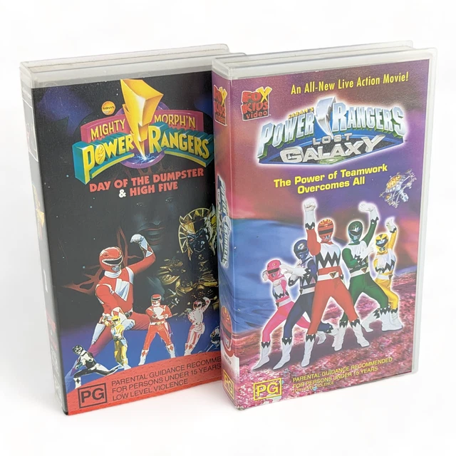 POWER RANGERS MIGHTY Morphin VHS Tape Teamwork & Volume 1 Etc Bundle ...