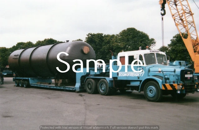TRUCK PHOTOS SCAMMELL 6 Wheel Artic Econofreight £1.10 - PicClick UK
