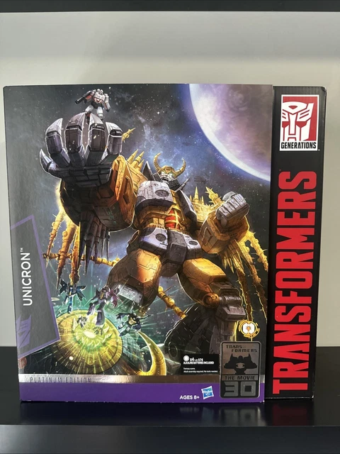 TRANSFORMERS HASBRO UNICRON 30th Anniversary Platinum Edition Complete ...