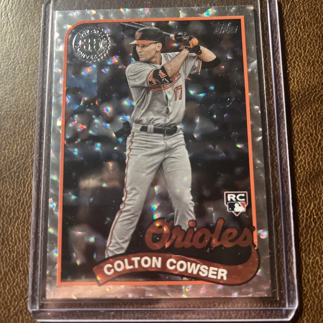 COLTON COWSER 2024 Topps Series 1 1989 Foilboard argento RC #89B-12 ...
