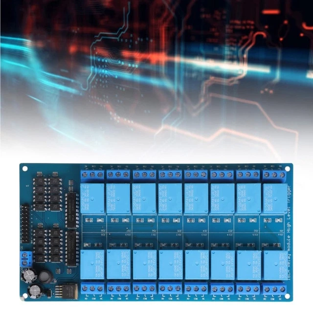 5V/12V/24V RELAYS MODULE Board 16 Channel Relays Module with ...