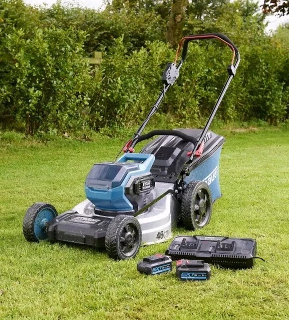 ERBAUER ELM18-LI CORDLESS 36V Lawnmower 2x5Ah BATTERY&CHARGER INCLUDED ...