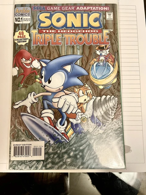 SONIC THE HEDGEHOG Triple Trouble Comic Issue #1 Archie Comics £11.81 ...