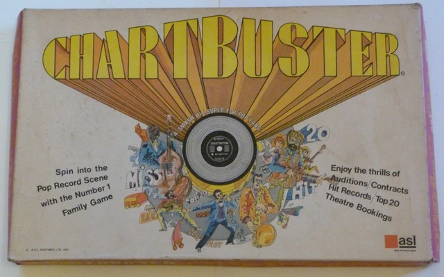 1970S VINTAGE CHARTBUSTER Board Game with Instructions £58.21 - PicClick UK