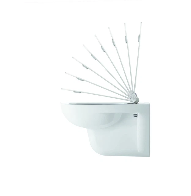 DURAVIT TOILET SEAT D-Code, soft close toilet seat, Urea thermoset ...