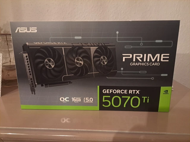 ASUS PRIME GEFORCE RTX 5070 Ti 16GB GDDR7 OC Edition Gaming | Nuevo EMBALAJE ORIGINAL PRECINTADO ...