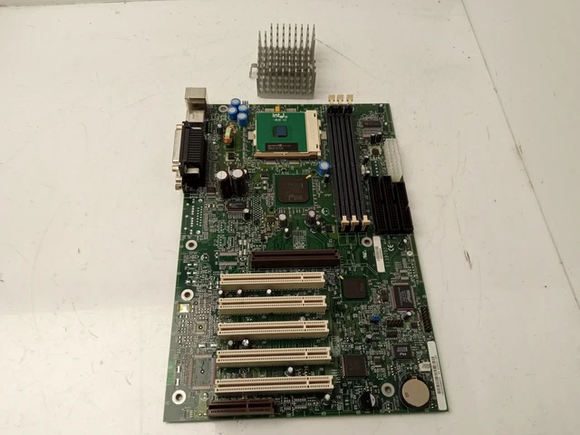 INTEL A19243-207 SOCKET 370 SDRAM Motherboard With Pentium III And ...