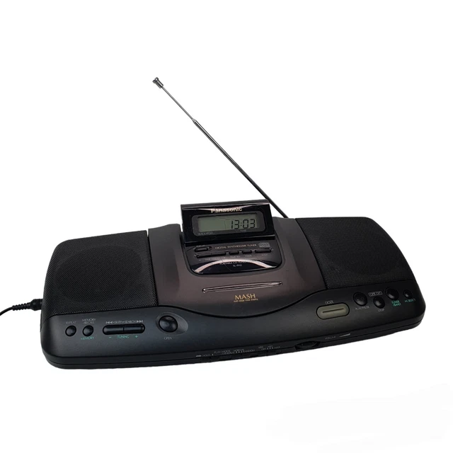 PANASONIC SL-PH2 CLOCK radio CD player AM/FM tuner portable bedside ...