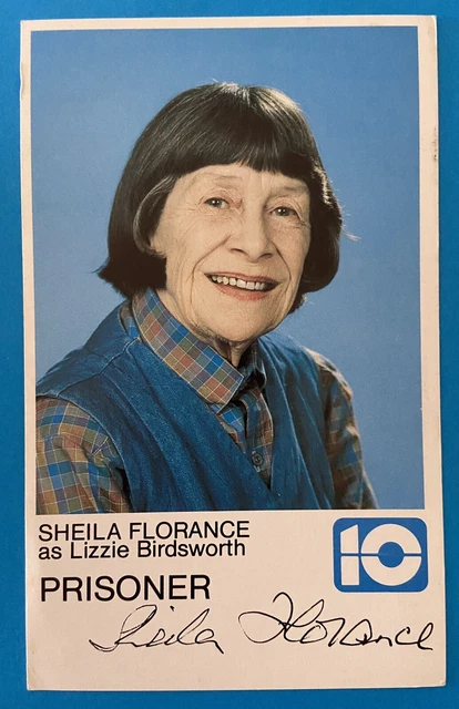 PRISONER CELL BLOCK H Sheila Florance (Lizzie Birdsworth) Original Cast ...