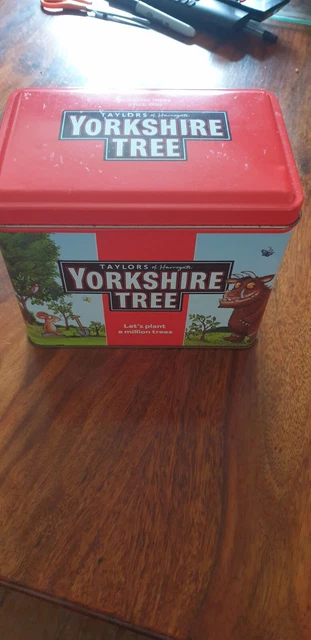 VINTAGE YORKSHIRE TEA tin caddy Gruffalo Limited edition £25.00 ...