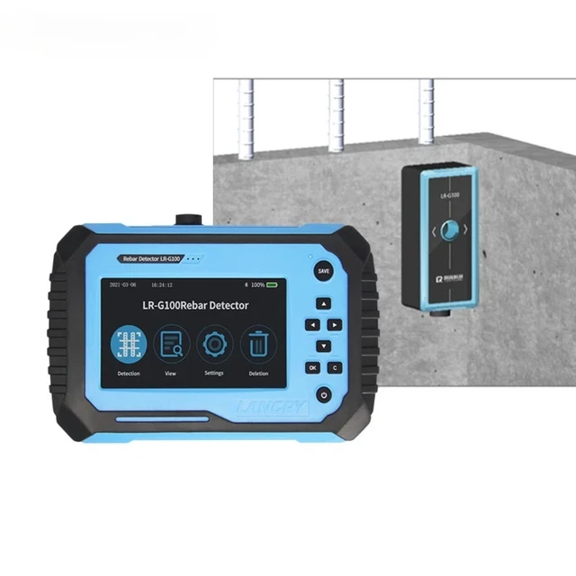 DETECTOR LR-G100 FOR Scanning and Detecting Rebar Metal Location in ...