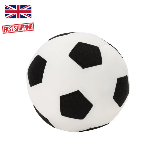 IKEA SPARKA SOFT Toy, Indoor Football, Black/White, Dia 20cm £12.35 ...